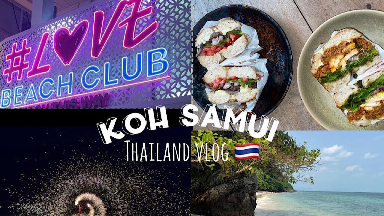 KOH SAMUI THAILAND TRAVEL VLOG - HOTEL TOUR, FOOD, POOL DAY, GYM & FIRE ...