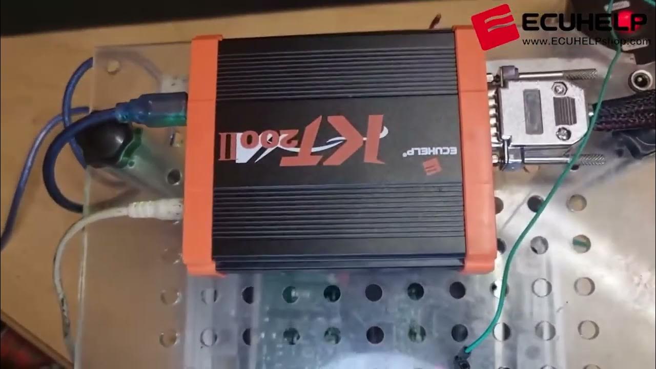 KT200II Read Write Peugeot DCM 6.2 C BOOT MODE - YouTube