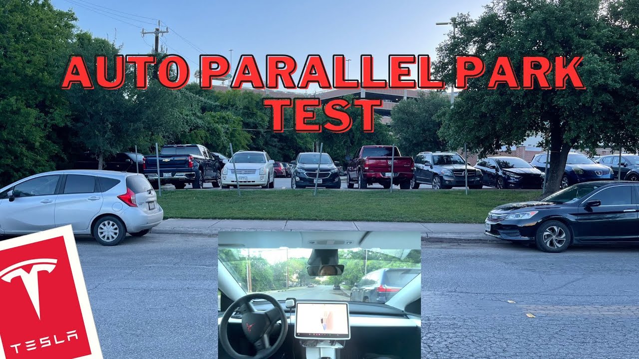 Tesla FSD Auto Parallel Parking - YouTube