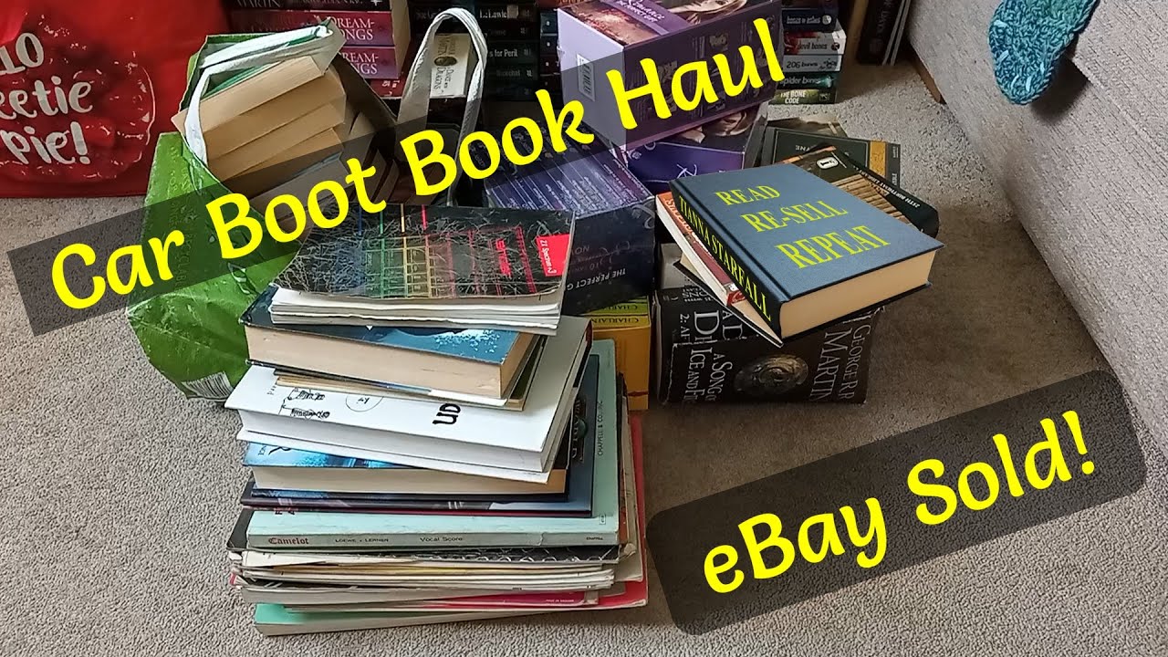 Car Boot Book Haul - and its eBay Sales - YouTube