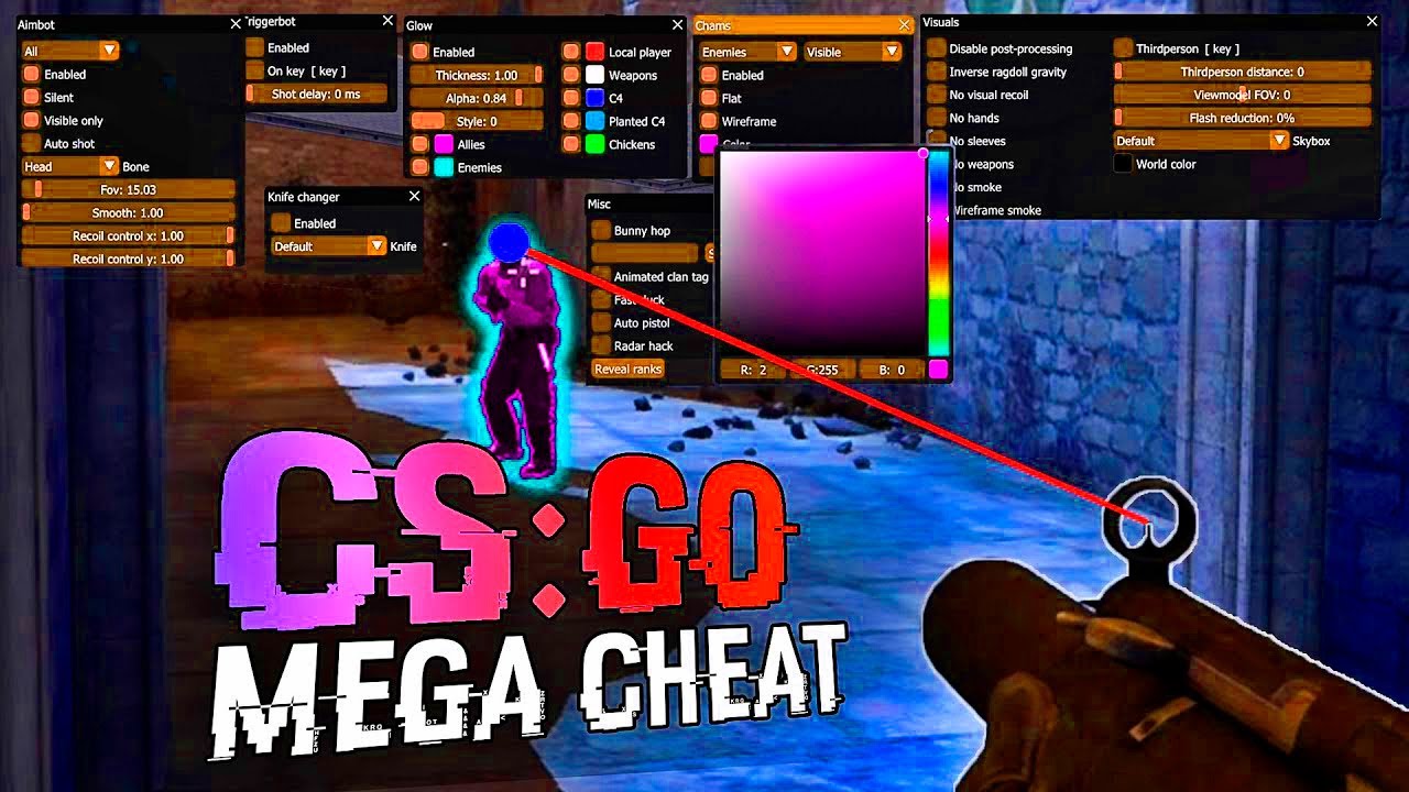 NEW UNDETECTED CS:GO CHEATS FREE! (2019 FREE) - YouTube