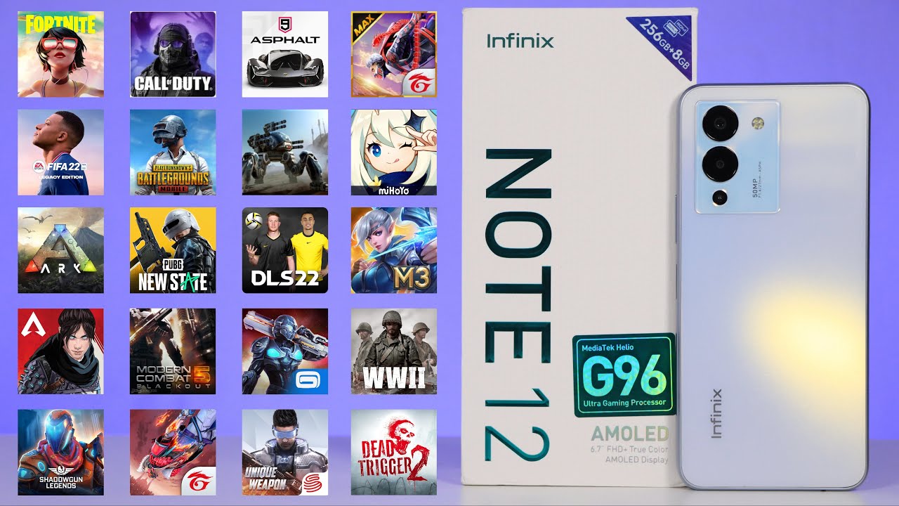 Game Test INFINIX NOTE 12 Con Helio G96 & 13GB de RAM +20 Games Android ...