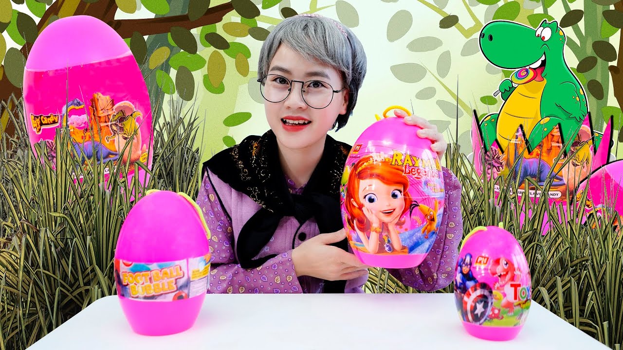 Bà Khám Phá Trứng Khủng Long BIBI TV - YouTube