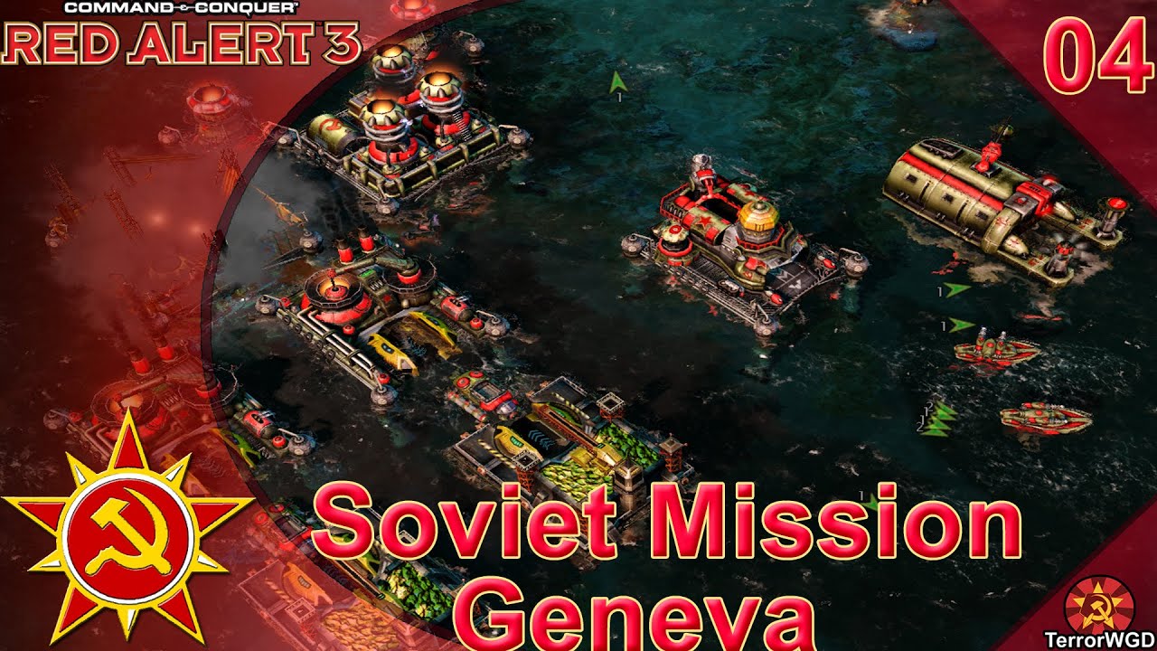 Red Alert 3│Soviet Mission 4│Geneva March of the Red Army - YouTube