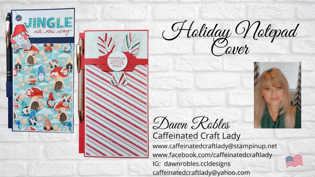 Holiday Note Pad Cover - YouTube