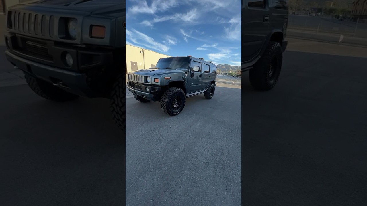 Hummer H2, on 37 inch tires 18 inch wheels #automobile #jeep #viral # ...
