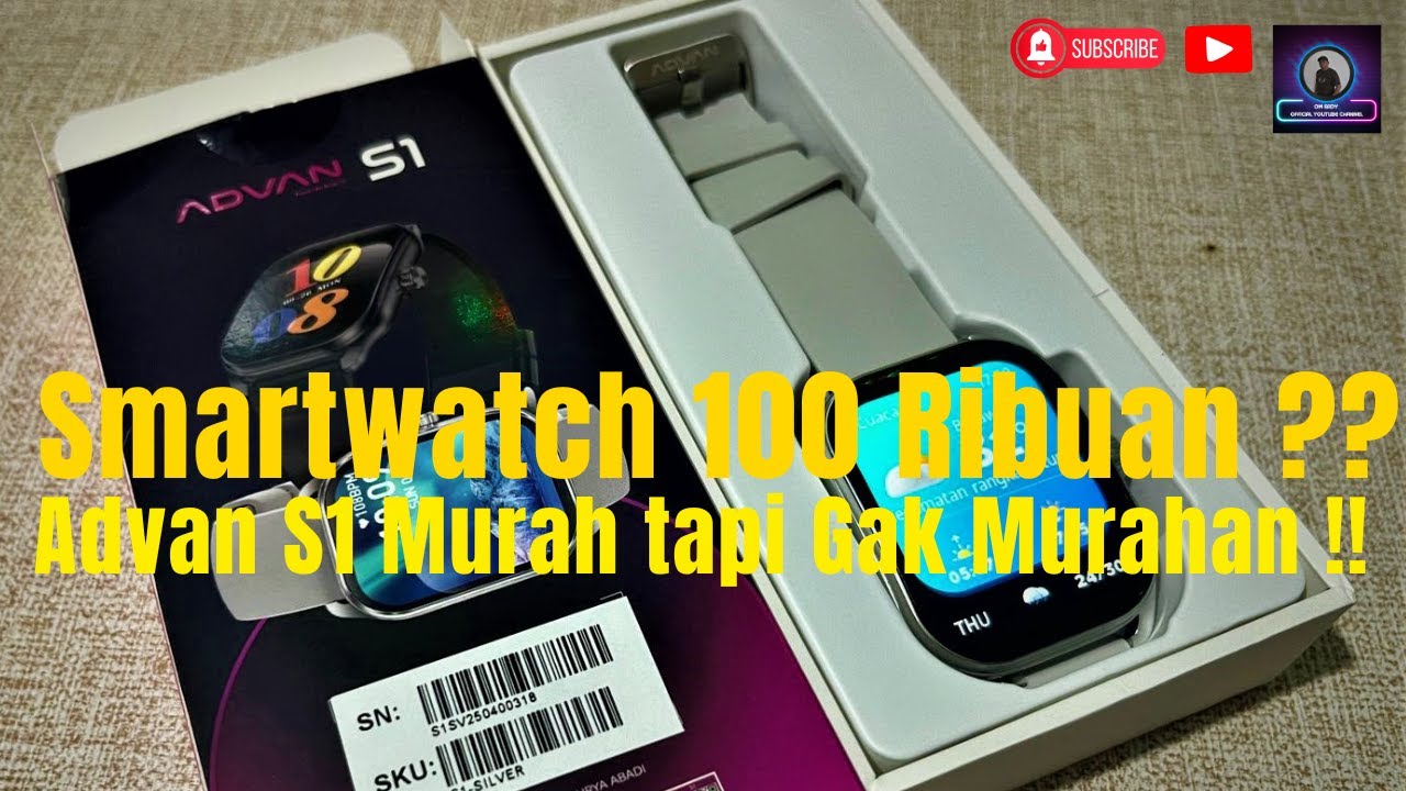 Smartwatch 100 Ribuan ?? Advan S1 || Murah Tapi Gak Murahan !! Unboxing ...