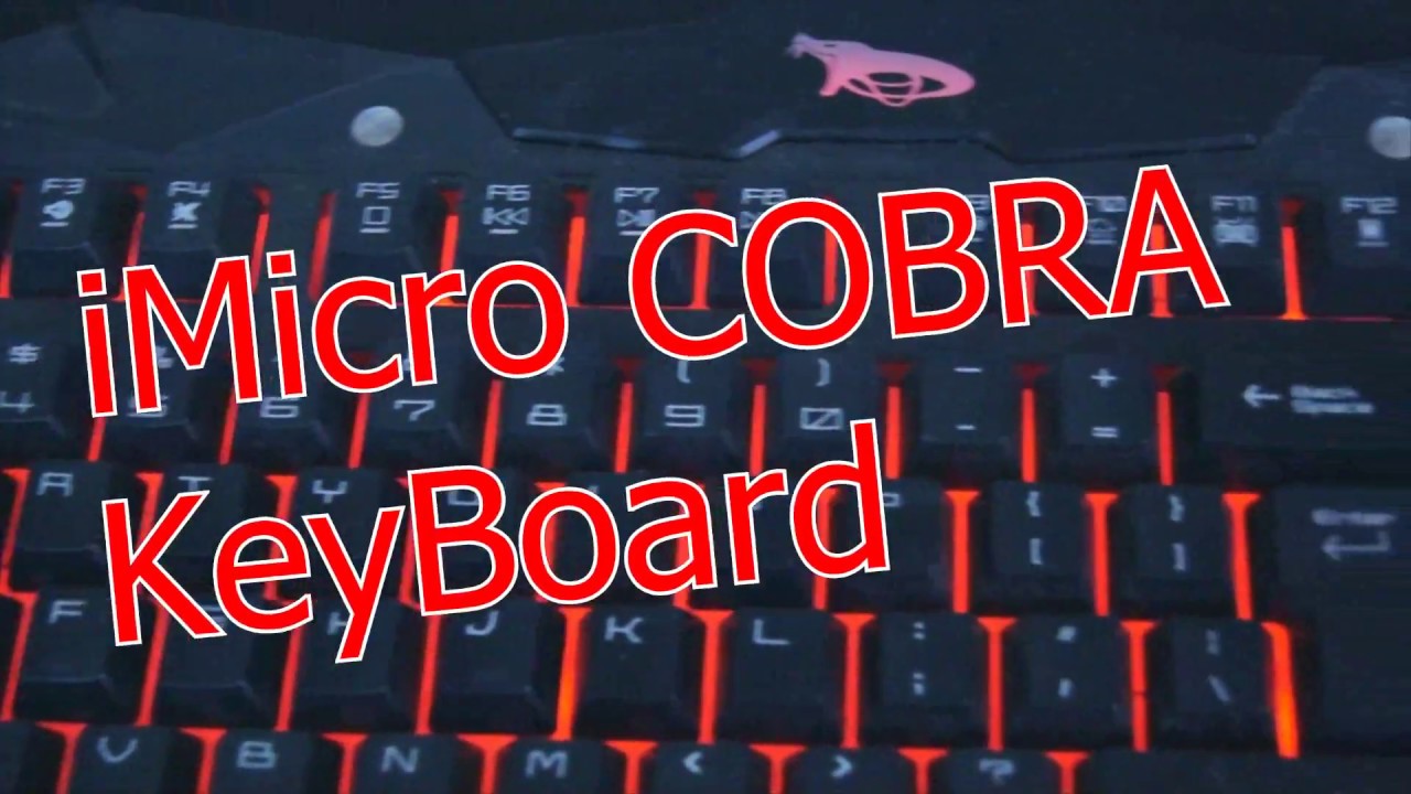 iMicro COBRA keyboard - Review - YouTube