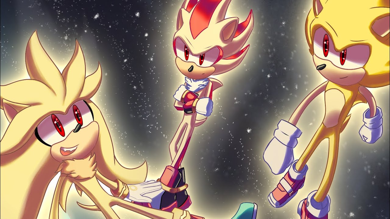 Super Sonic, Silver and Shadow Speedpaint (IbisPaint) - YouTube