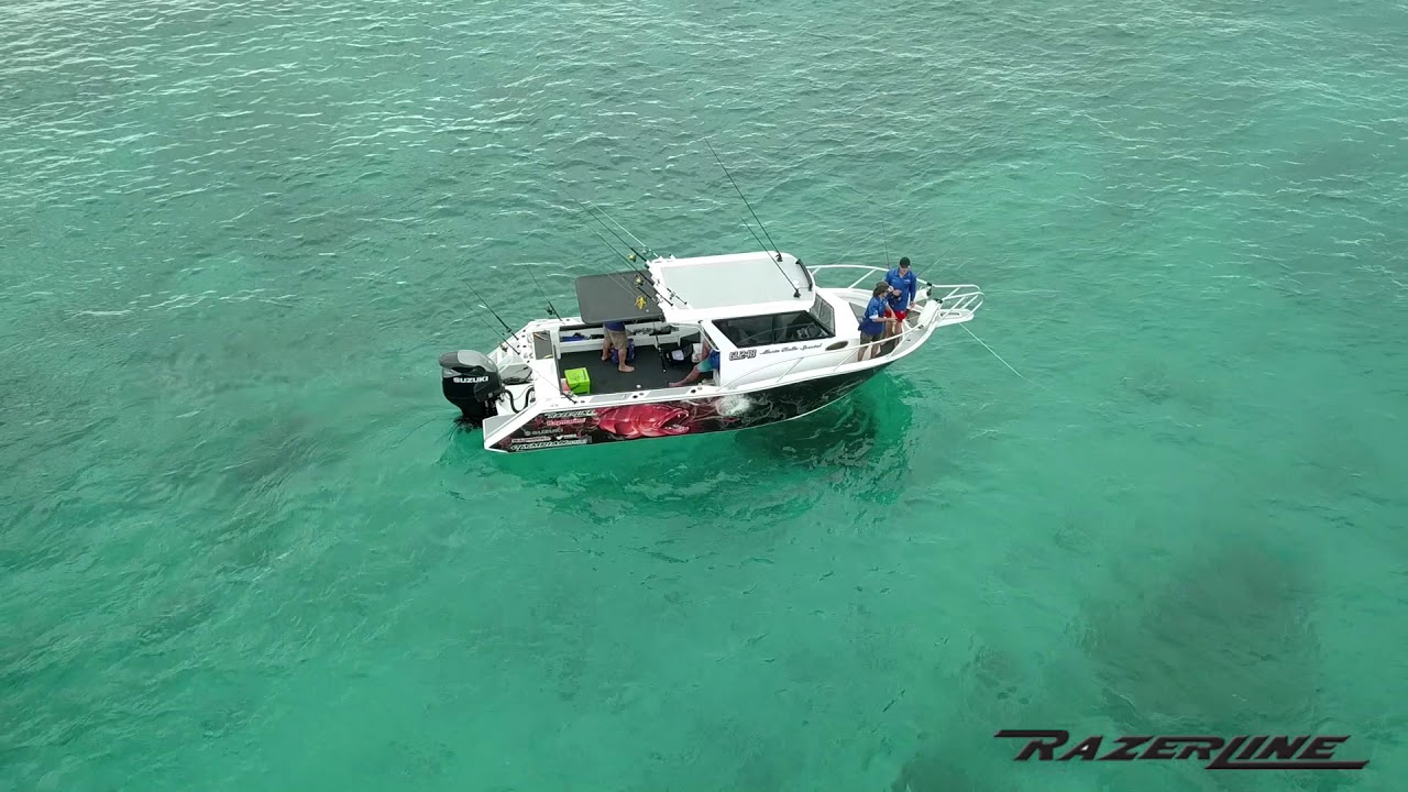 Razerline Boats Fishing Montebello islands - YouTube
