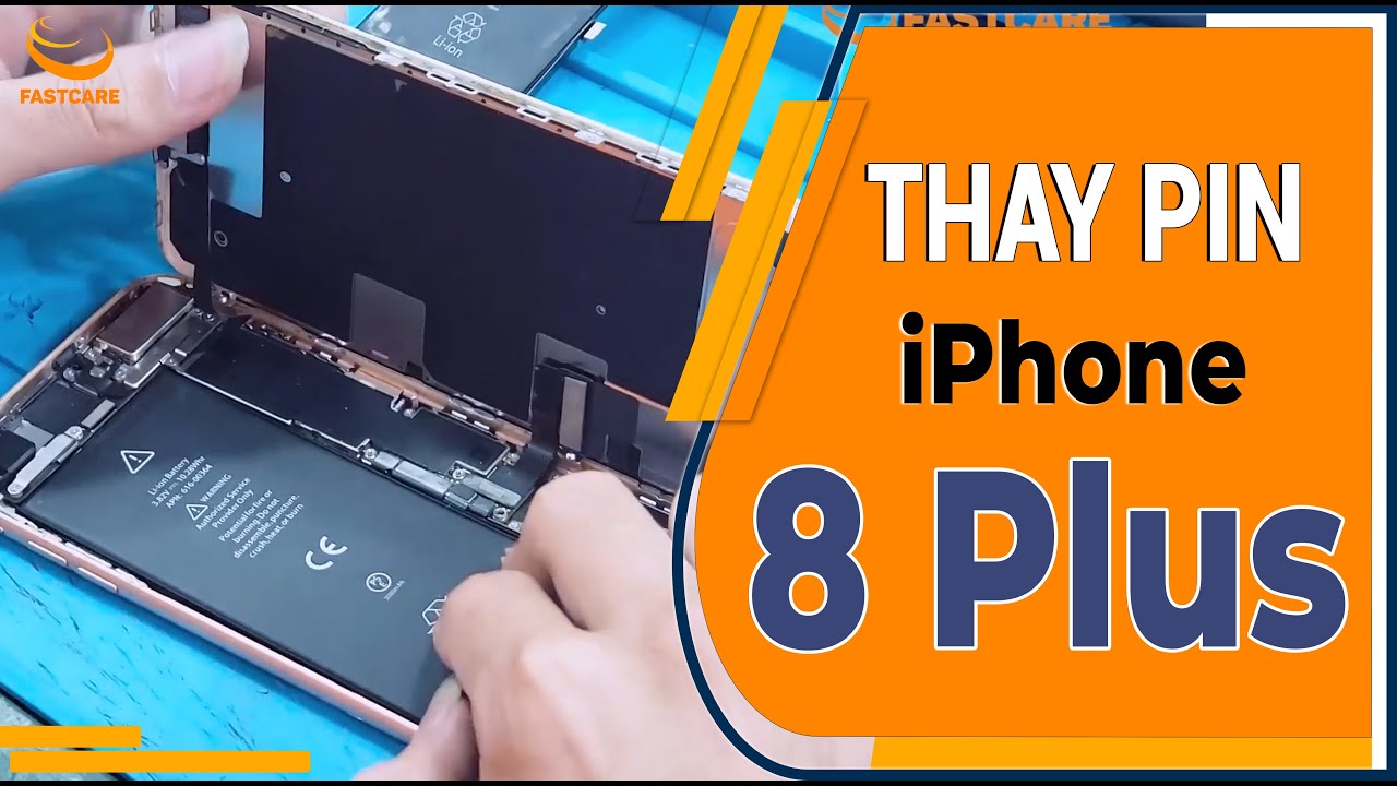 Thay pin iPhone 8 Plus - iPhone 8 Plus battery replacement - YouTube