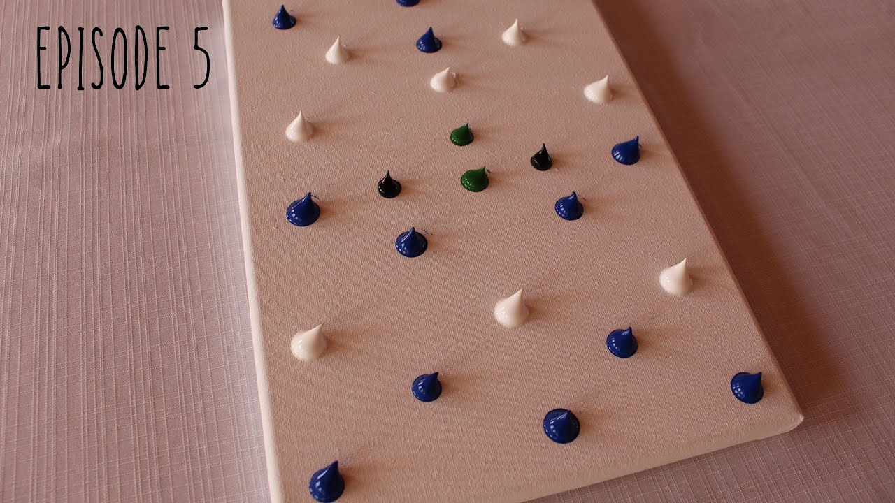 How to paint a Mountain| Painting with a ruler| Ruler technique| Easy ...