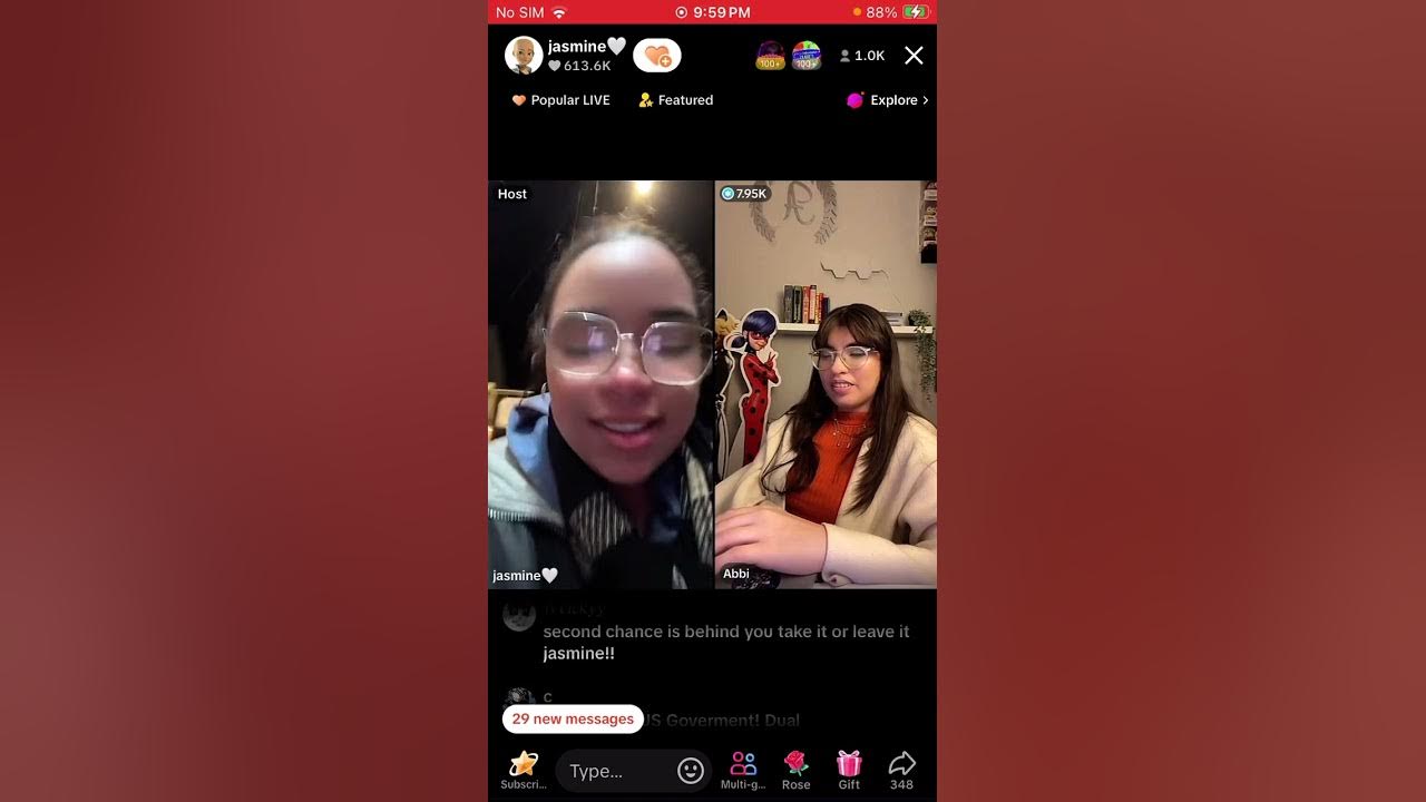 Edit live Jasmine and ABBI. - YouTube