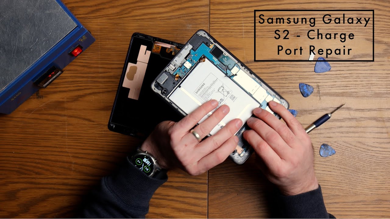 How To Replace The Samsung Galaxy Tab S2 Charge Port SM T713 YouTube