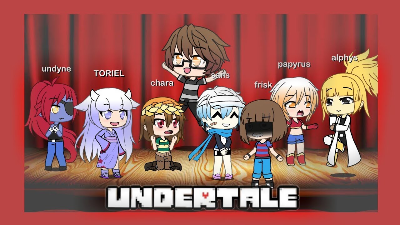 INTRODUCING MY GACHA UNDERTALE CHARACTERS!!// GACHA BONI - YouTube