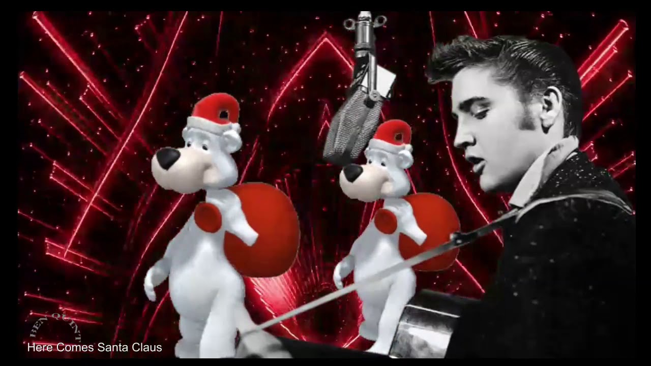 Here Comes Santa Claus Elvis Presley - YouTube
