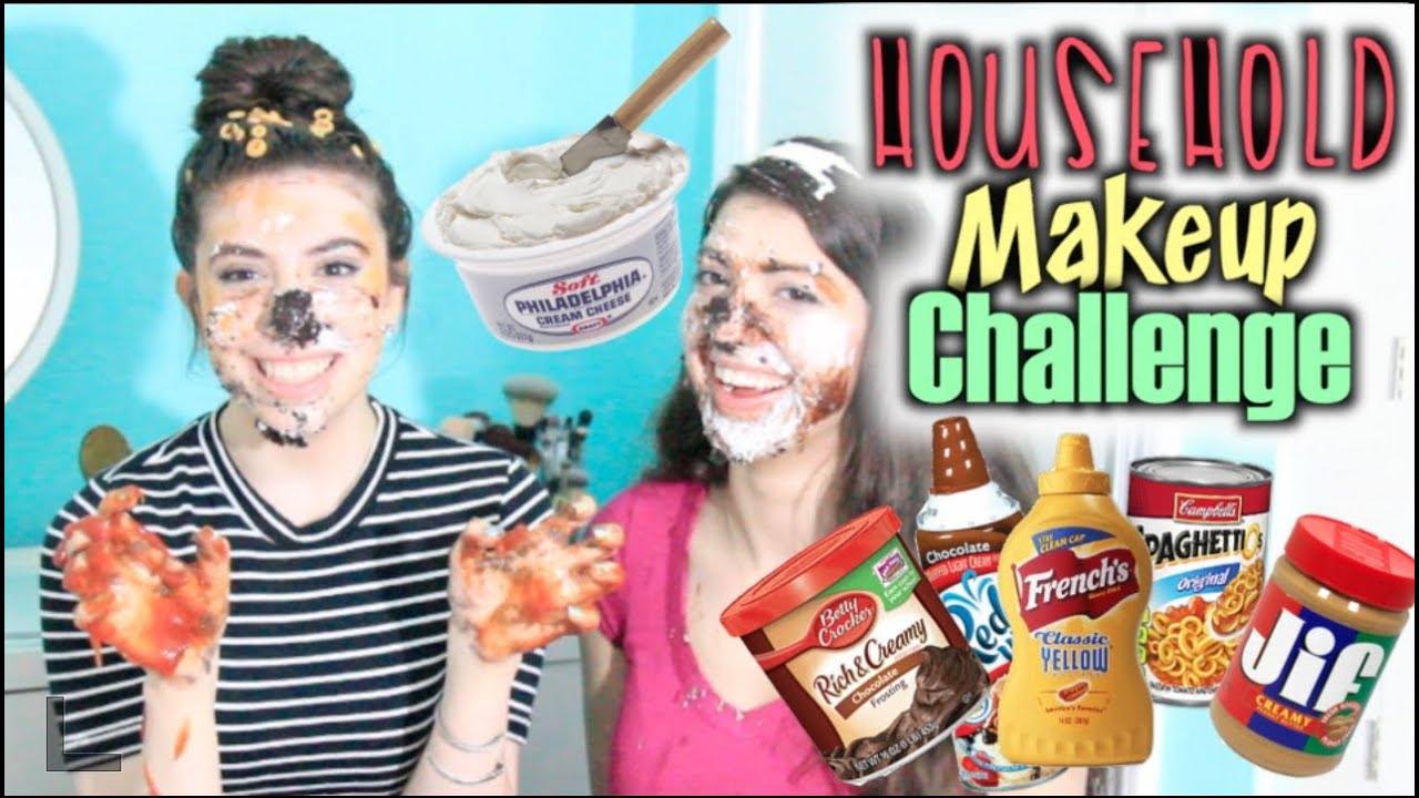 The Household Makeup Challenge! - YouTube