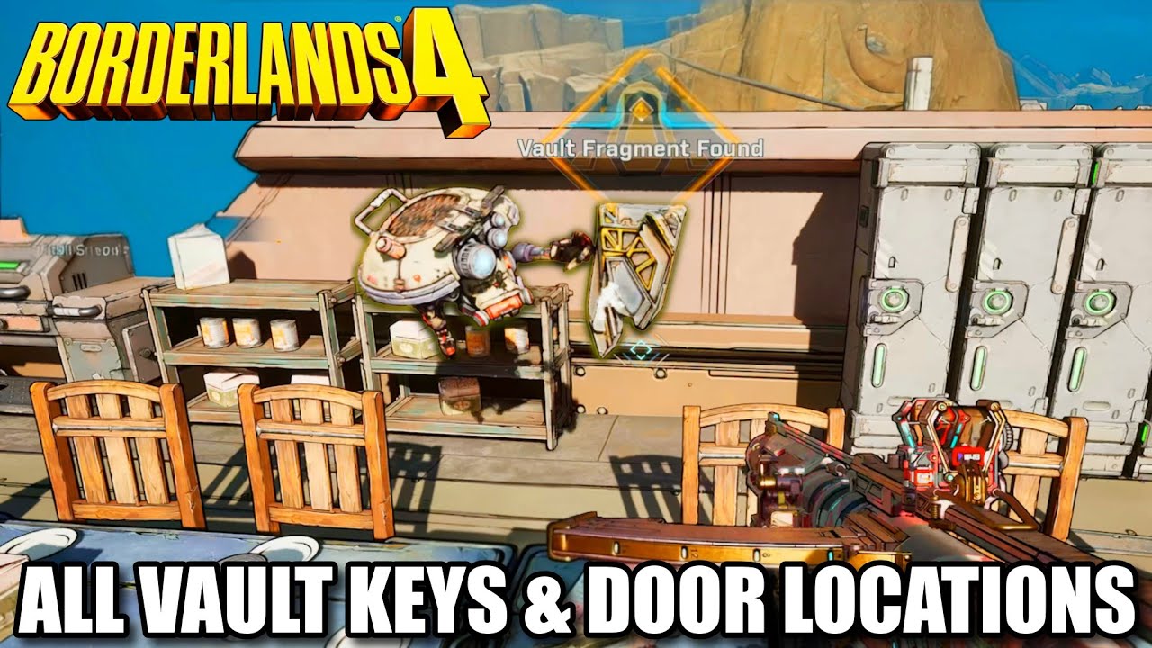 BORDERLANDS 4 - All Vault Key Fragments & Door Locations Guide - YouTube