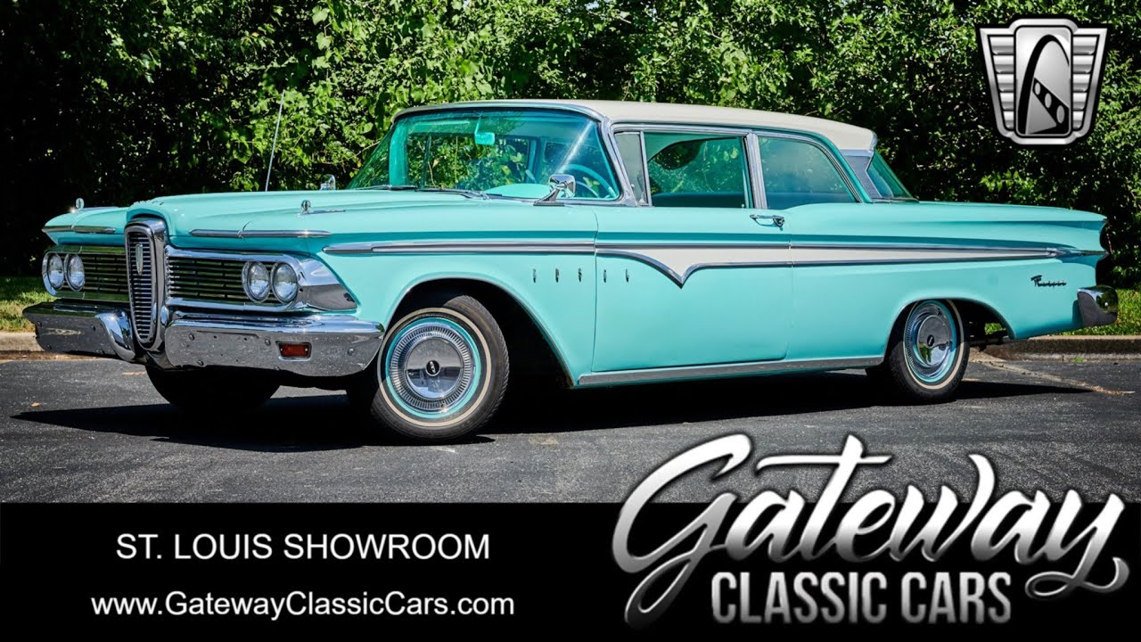 1959 Edsel Ranger Gateway Classic Cars St. Louis #9412 - YouTube