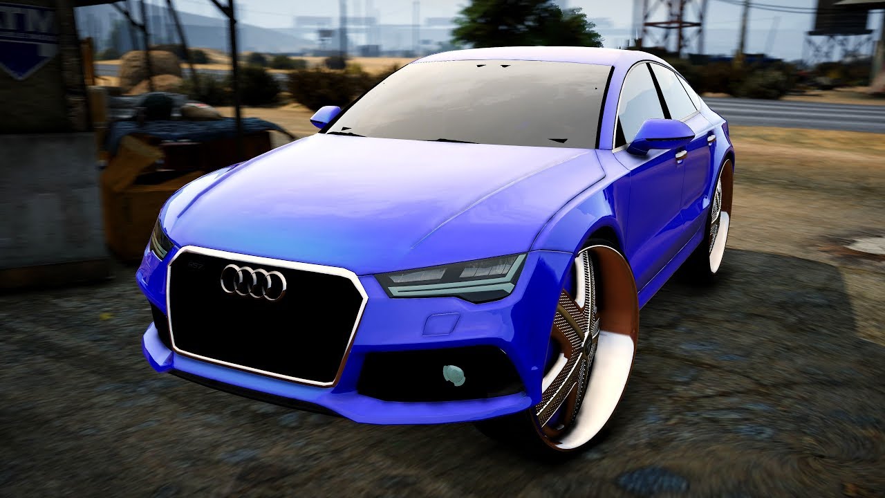 Audi RS7 on Rose Gold DUB Floater's - Grand Theft Auto V - (GTA V Mod ...