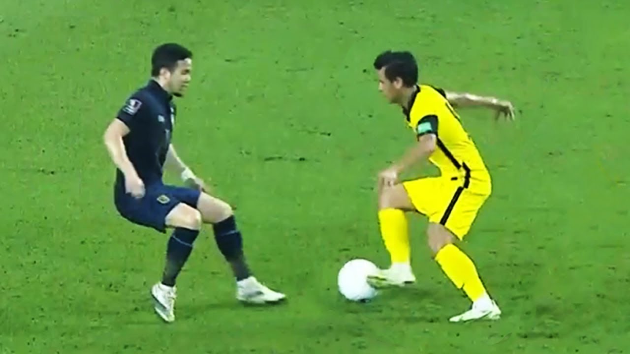 Setiap Sentuhan Azam Azih vs Thailand | 2021-06-15 Asian Qualifiers ...