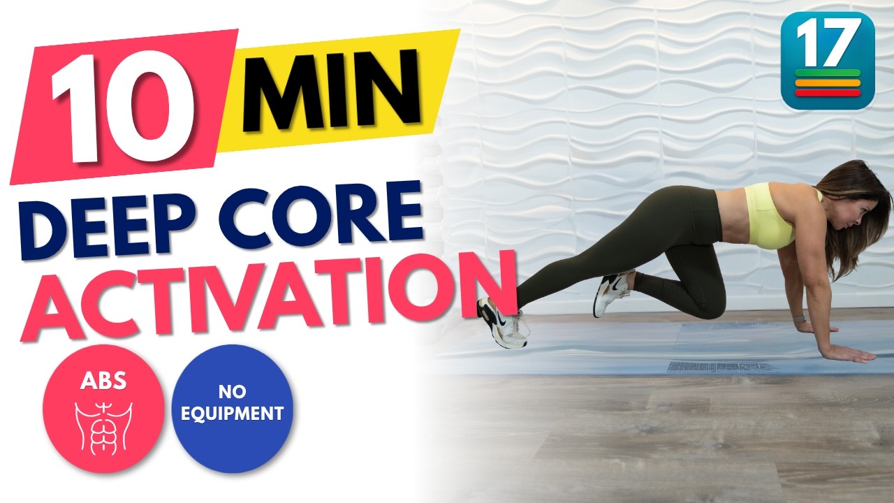 Deep Core Workout Activate & Strengthen Abs (10 Min No Equipment At ...