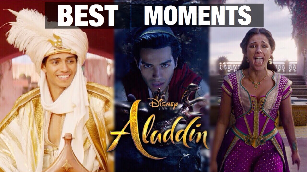 ALADDIN (2019) Best Moments - Prince Ali, Speechless & Genie's Lamp ...
