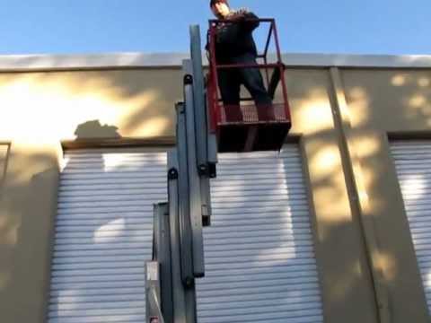 *SOLD* MEC Handy Herman Aerial Work Platform Man Lift - YouTube