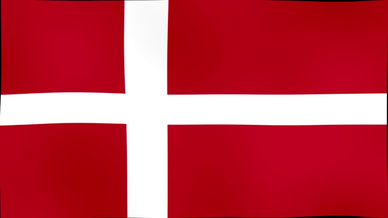 Bandera Ondeando e Himno de Dinamarca - Flag Waving and Anthem of ...