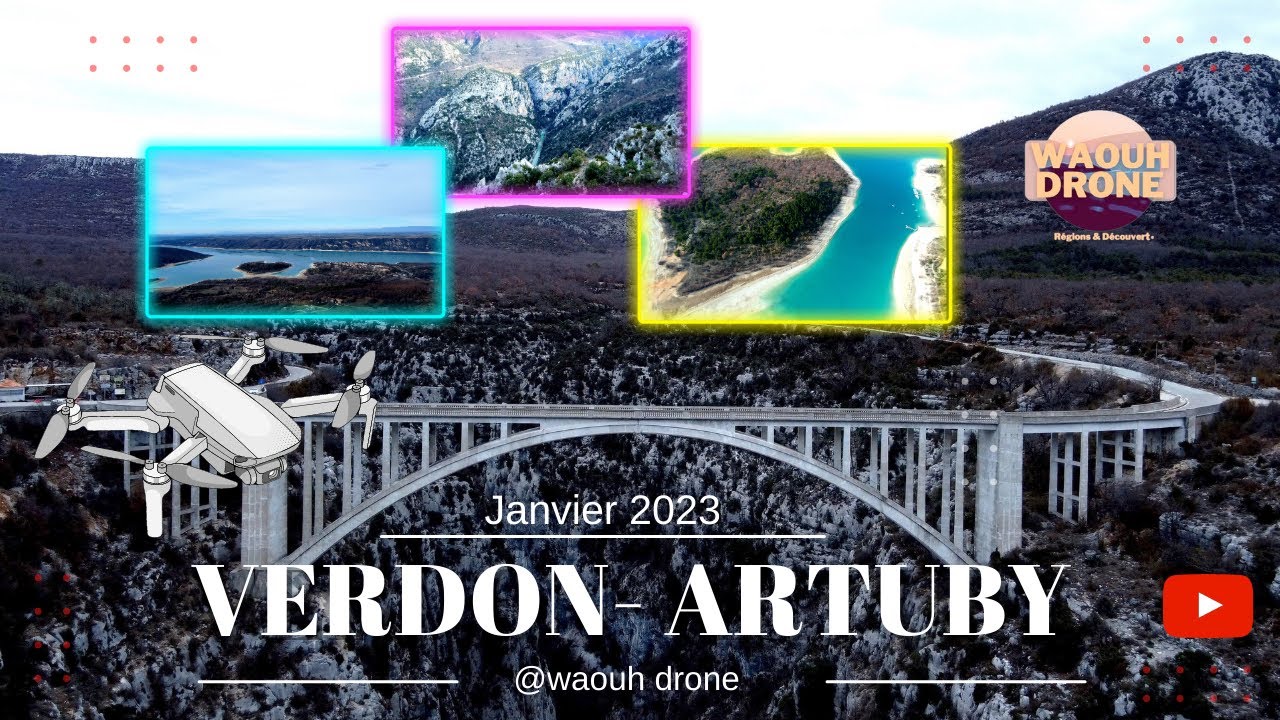 Lac de Sainte Croix - La Corniche Sublime - Pont de l'Artuby - YouTube