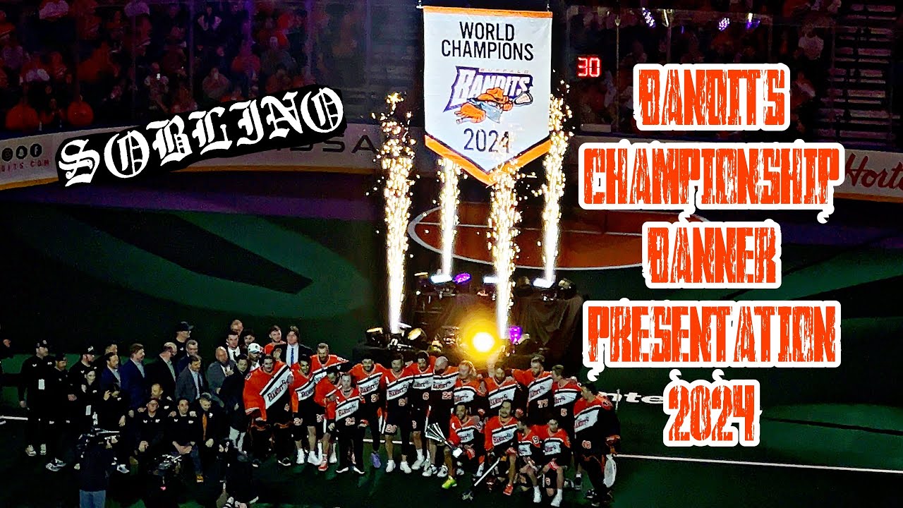 BANDITS CHAMPIONSHIP BANNER PRESENTATION 2024 - YouTube