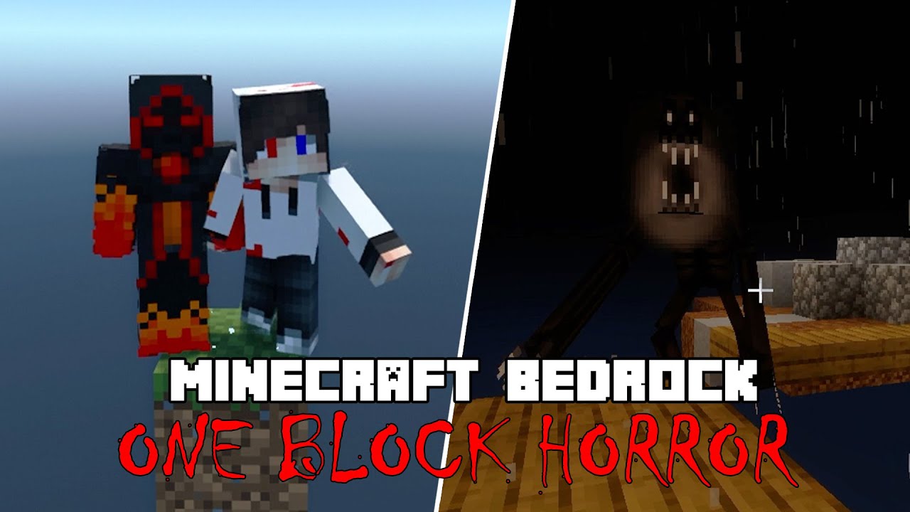 Dweller Mulai Bermunculan di Minecraft BEDROCK Horror One Block #2 ...