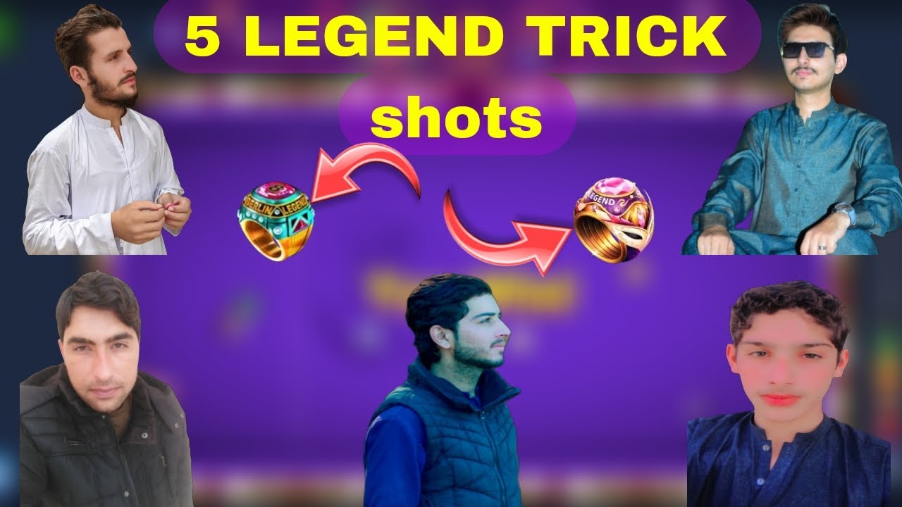 8 ball pool trick shots 😱 Legend game play you are trick shots - YouTube