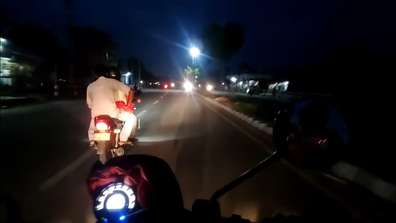 janakpur to jathi midnight bike ride - YouTube
