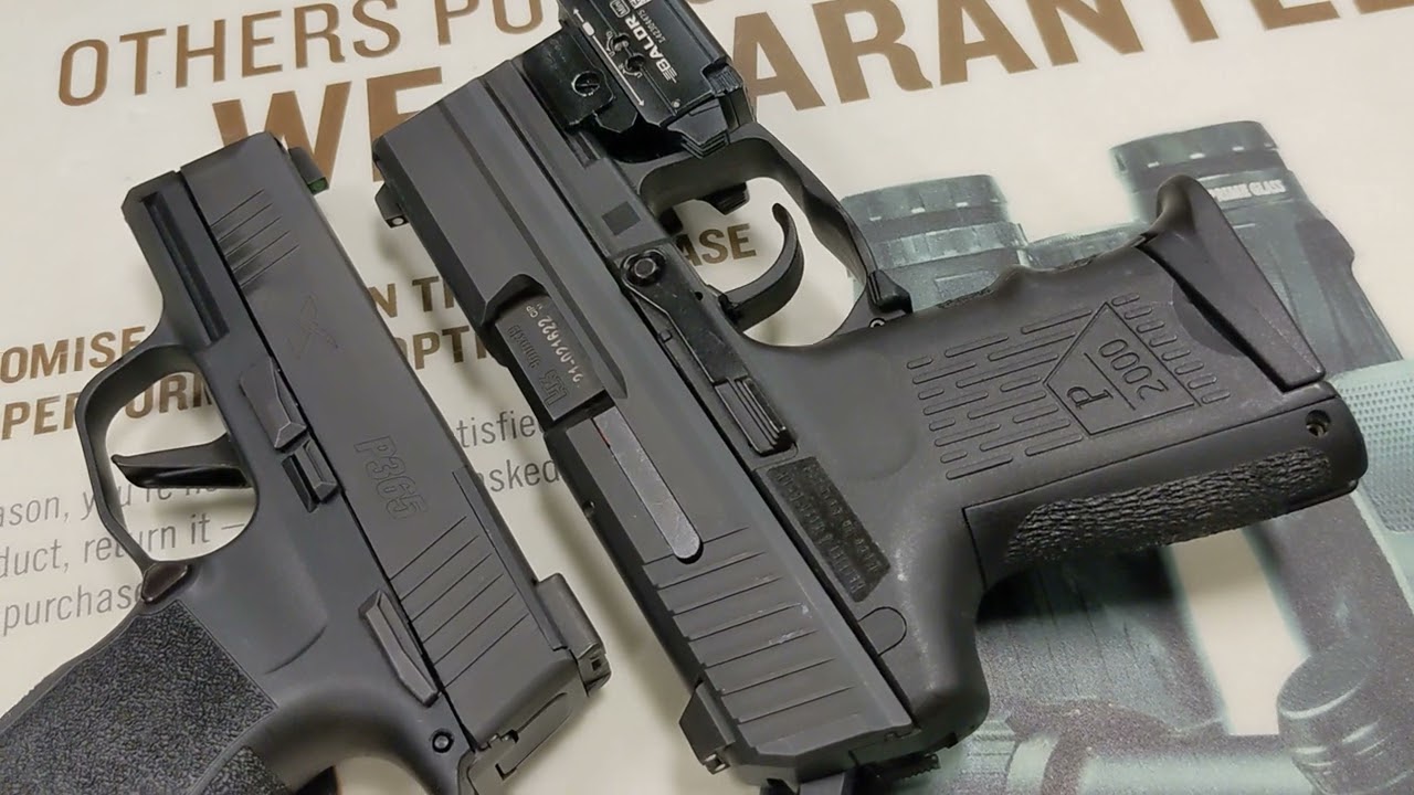 Sig Sauer P365X vs HK P2000sk - YouTube