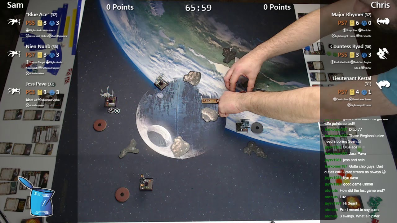 PART 1/2 - Blue Ace, Nien Nunb, Jess Pava vs Major Rhymer, Countess ...
