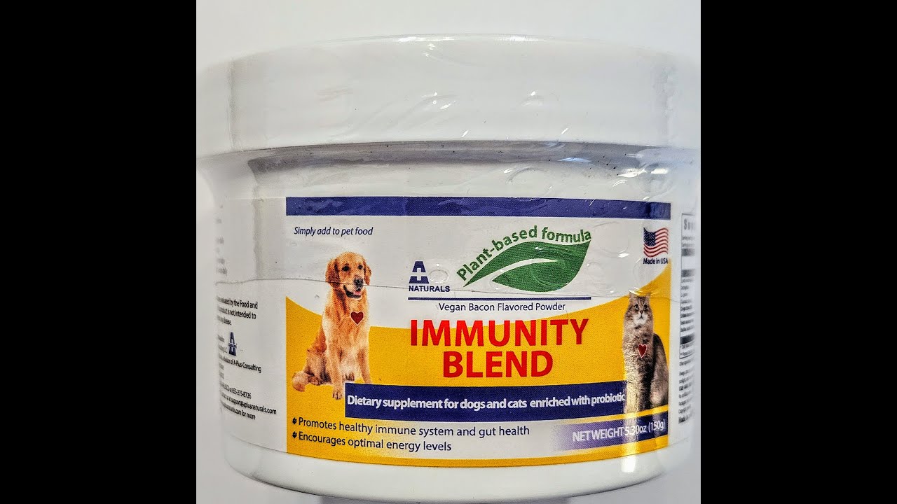 A-Plus Naturals plant-based immunity blend for cats and dogs ...