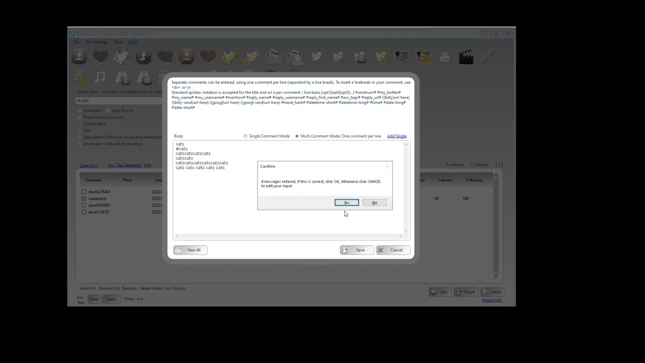 twitterdub retweet - YouTube