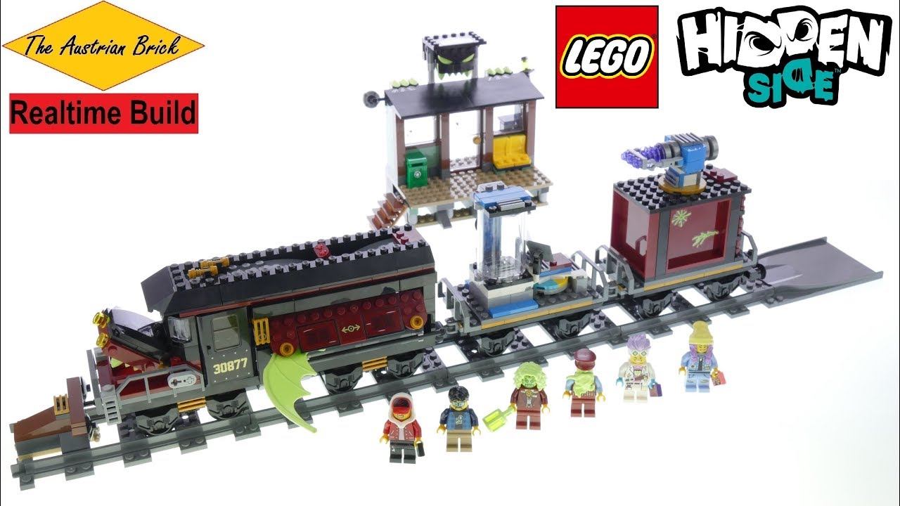 LEGO Realtime Build LEGO Hidden Side 70424 Ghost Train Express - YouTube