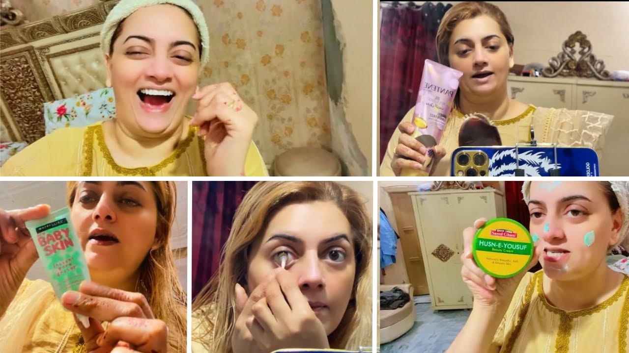 dkhye mri skin care routine || nida amir vlogs - YouTube