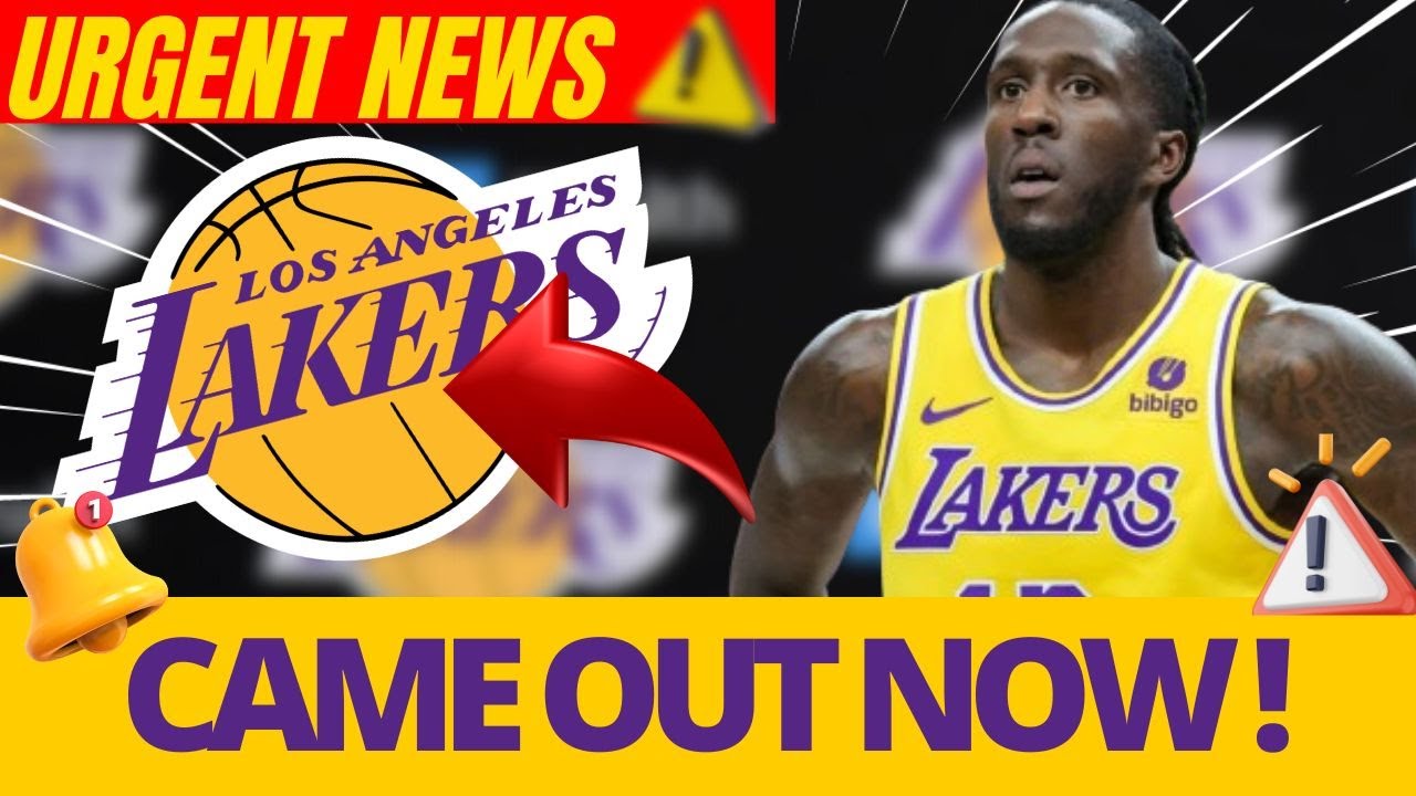 💥 GET OUT NOW! Taurean Prince SURPRISES EVERYONE!!! NOW CONFIRMED!LOS ...