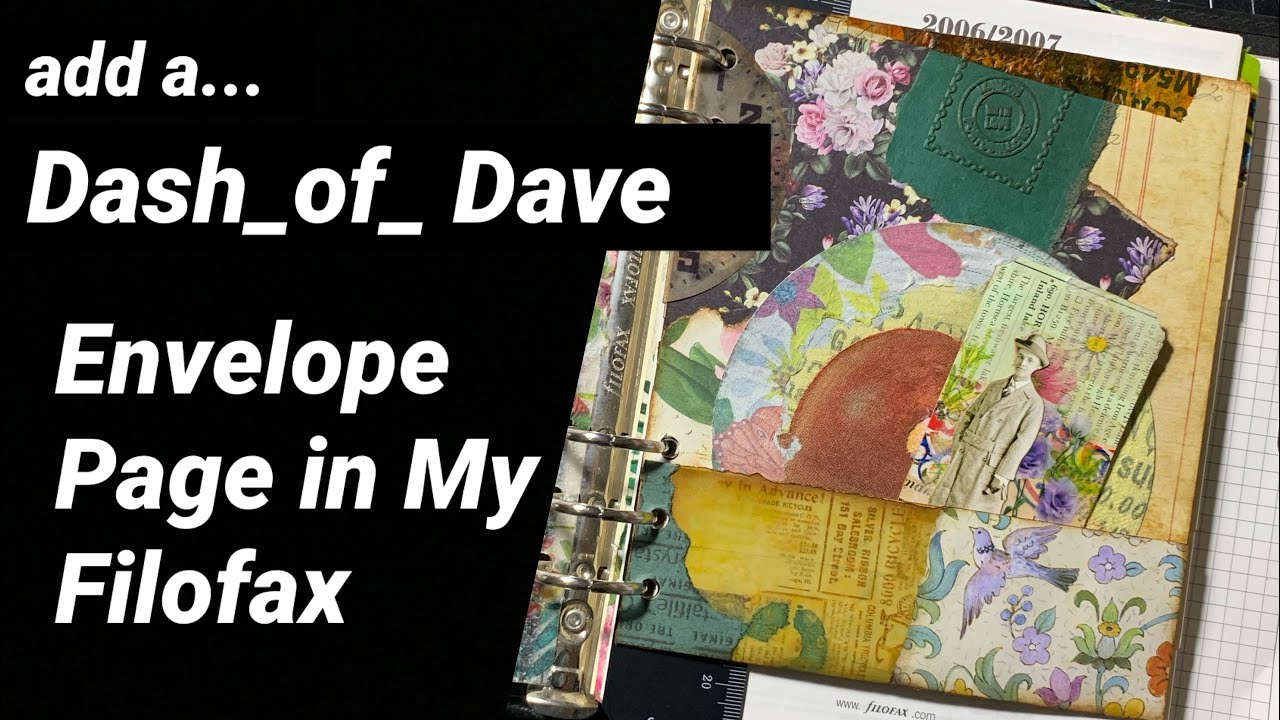 Envelope Page in My Filofax - YouTube
