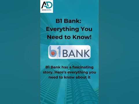 B1 Bank Customer Services | #B1Banking | Articledefine - YouTube