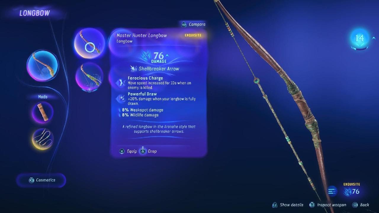 Avatar: Frontiers of Pandora how to unlock master hunter longbow - YouTube