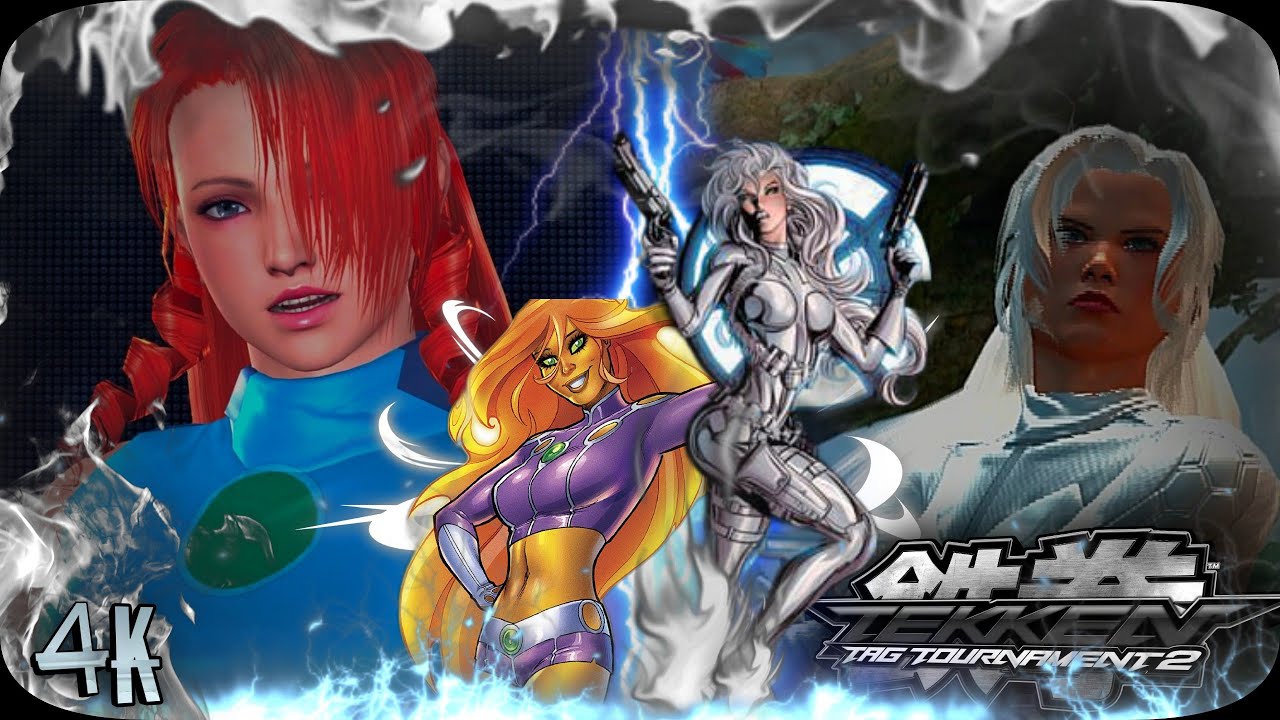 Nina ( Silver Sable ) & Lili ( Starfire DC ) Ultra Hard UHD 4K 60 FPS ...