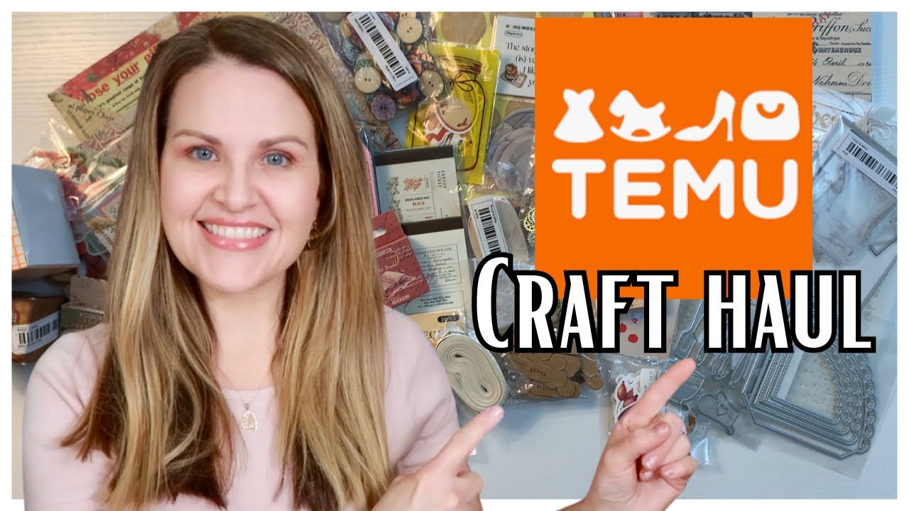 TEMU Craft Haul | Junk Journal and More - YouTube