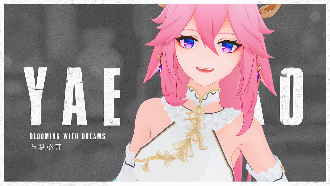 Yae Miko / 与梦盛开 【Genshin Impact MMD/4K/60FPS】 - YouTube