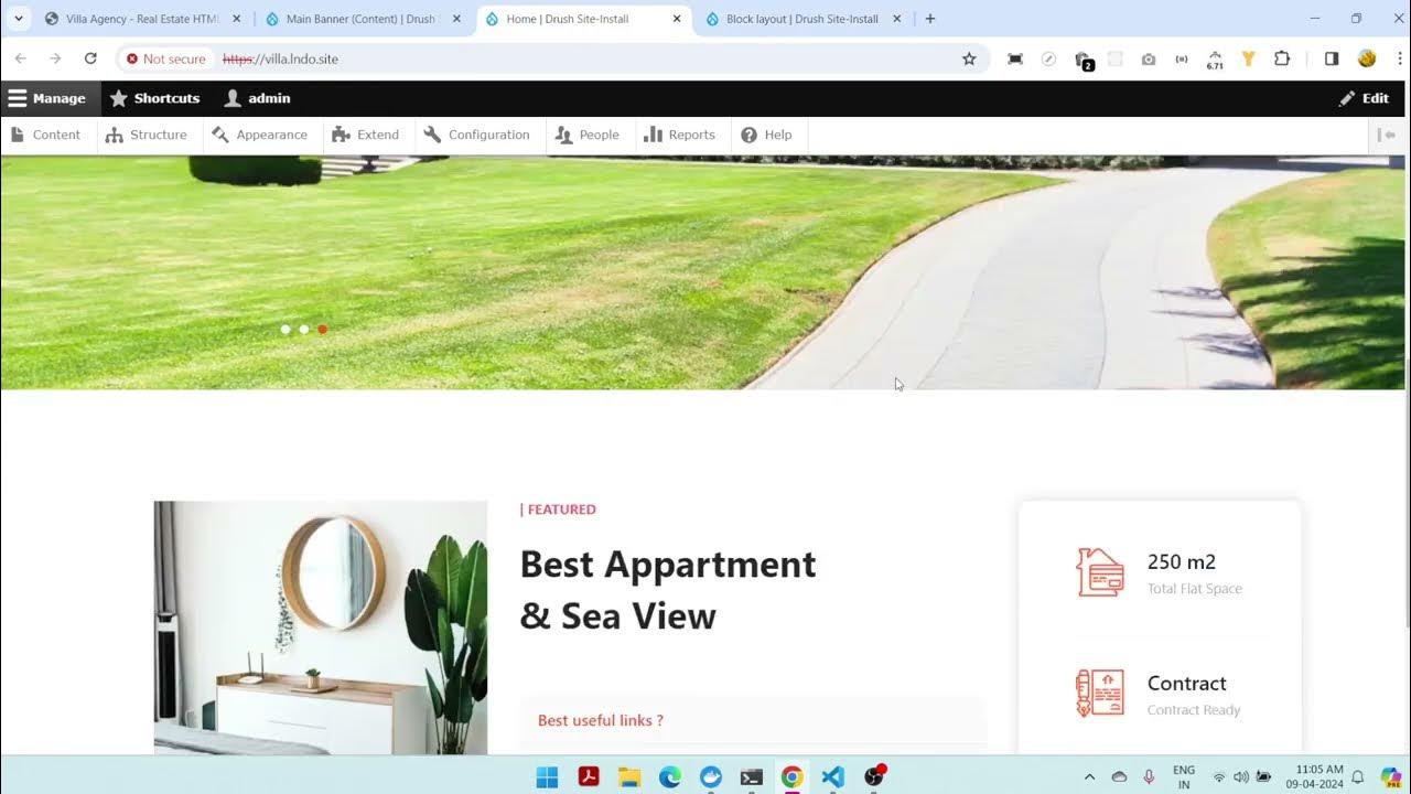 How to develop a website in drupal 10 from start to end | Design View For Slider #drupaltutorial ...