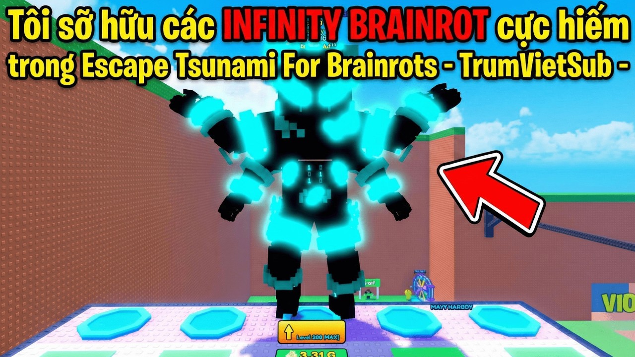 TÔI sỡ hữu các INFINITY BRAINROT cực hiếm trong Escape Tsunami For ...