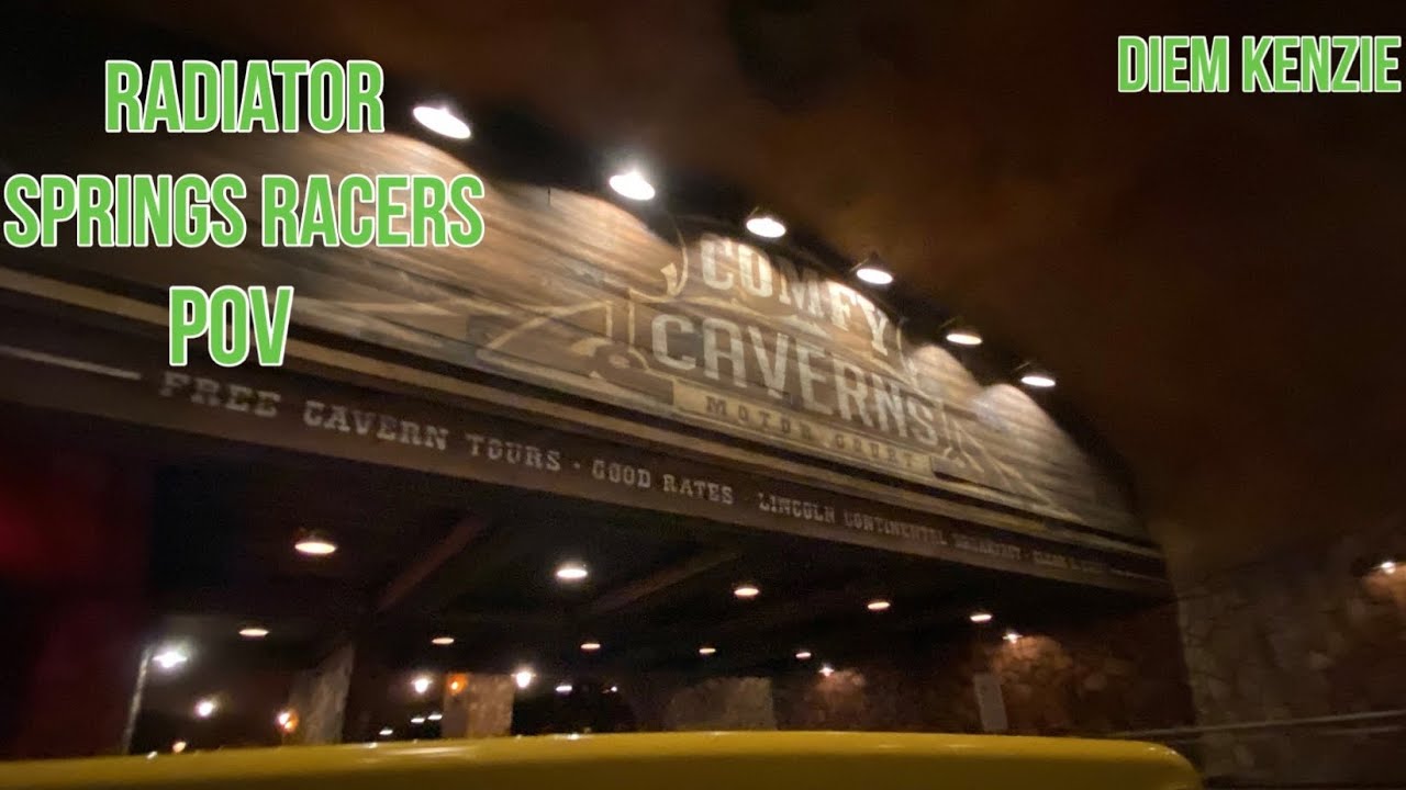 Radiator Springs Racers Night POV Disney California Adventure November ...